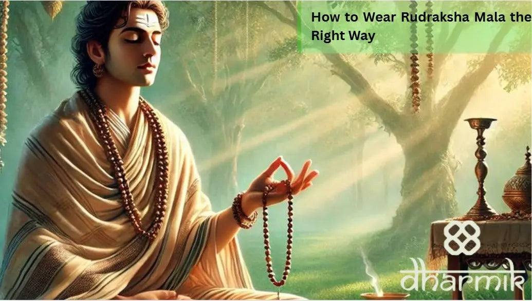 How to Wear Rudraksha Mala the Right Way - Dharmik