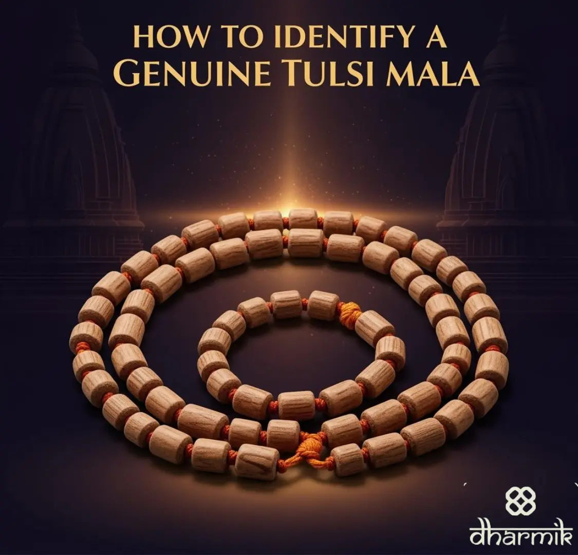How to Identify a Genuine Tulsi Mala - Dharmik