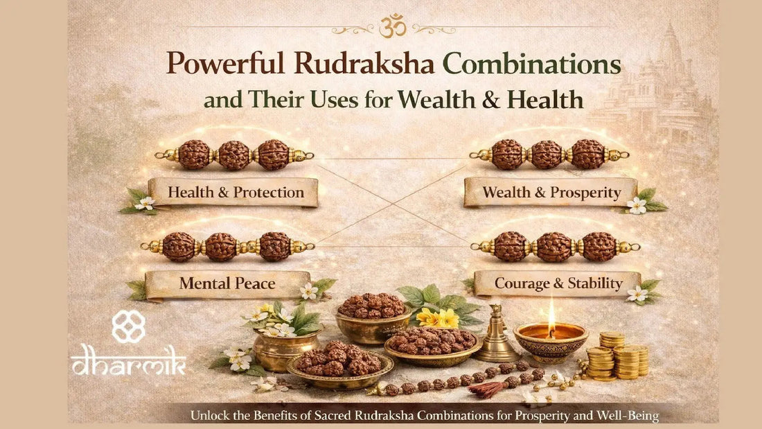 Rudraksha Combinations for Wealth, Health & Spiritual Balance – Dharmik
