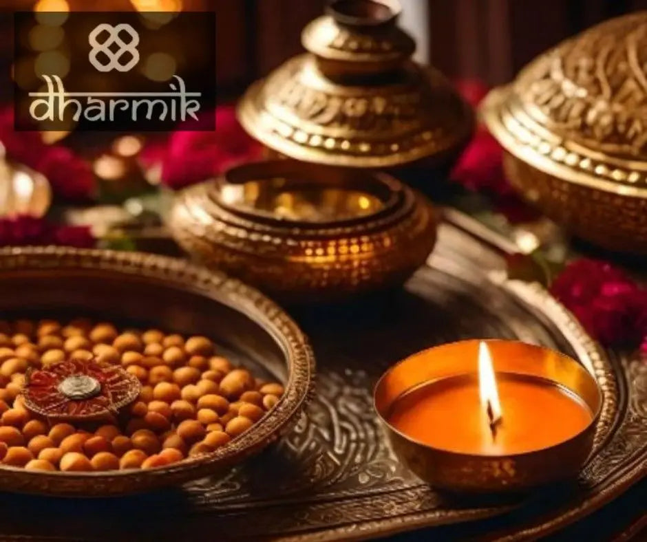 Navratri 2025: Traditional Navratri Thali Decoration and Prasad - Dharmik