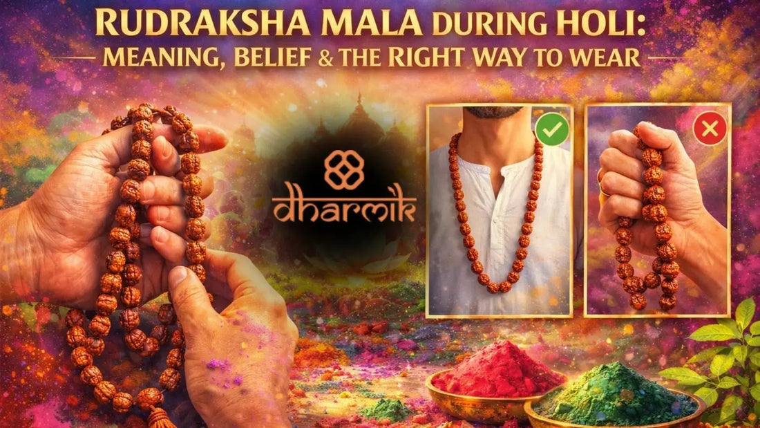 Holi: Rudraksha Mala for Holi and Spiritual Mantra Chanting – Dharmik